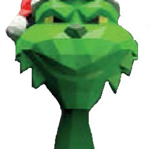 3D Christmas Tree Topper, 3D Papercraft, Low Poly Papercraft, 3D ...