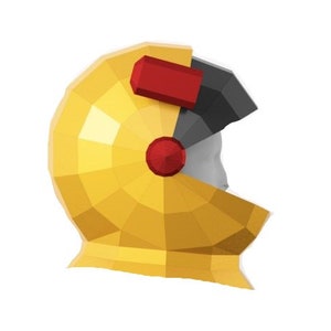 Space Helmet, Astronaut Mask, 3D Papercraft, Digital Template, Origami ...