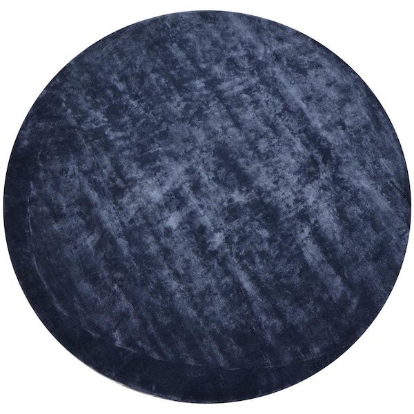 Blue Round Rug - Etsy