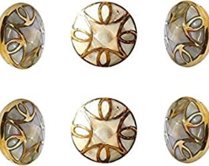 Pearl Knob Mother of Pearl Cabinet Knob Gold Details Abalone Drawer ...