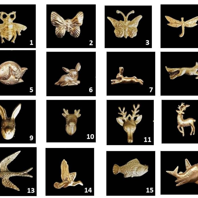 Animal Drawer Pulls - Etsy