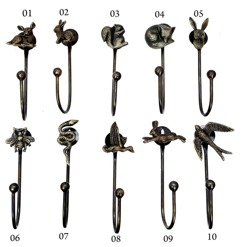 Animal Wall Hooks - Etsy