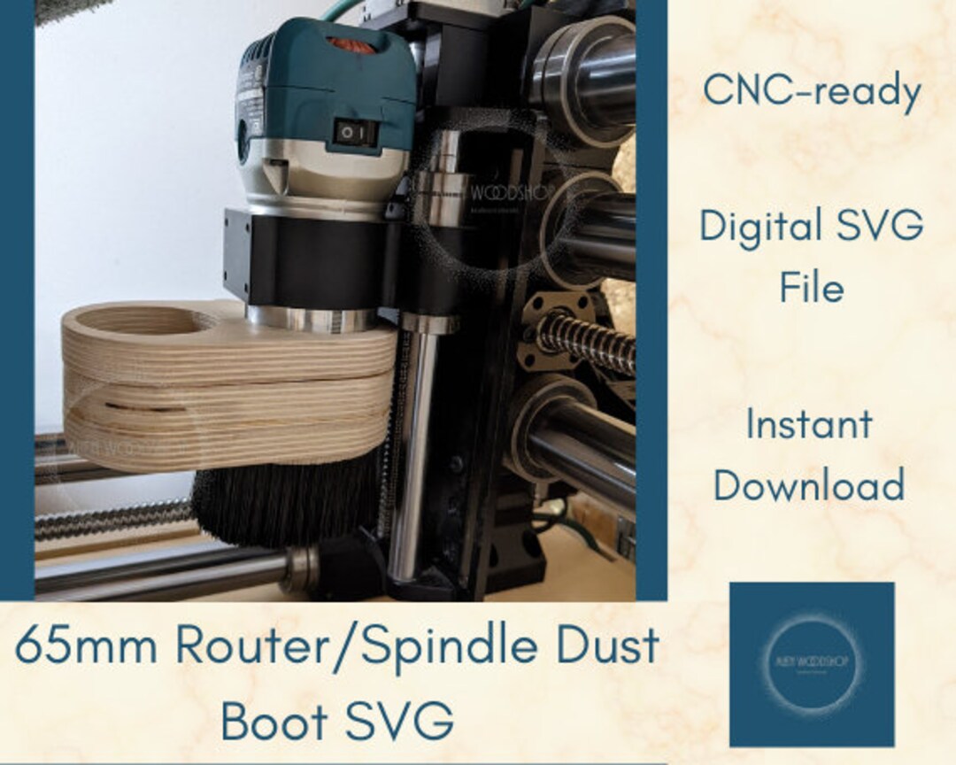 65mm Router/spindle Dust Boot SVG - Etsy