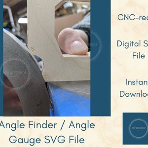 Angle Finder Angle Gauge for Grinder Sharpening Wheel or Saw Blade ...