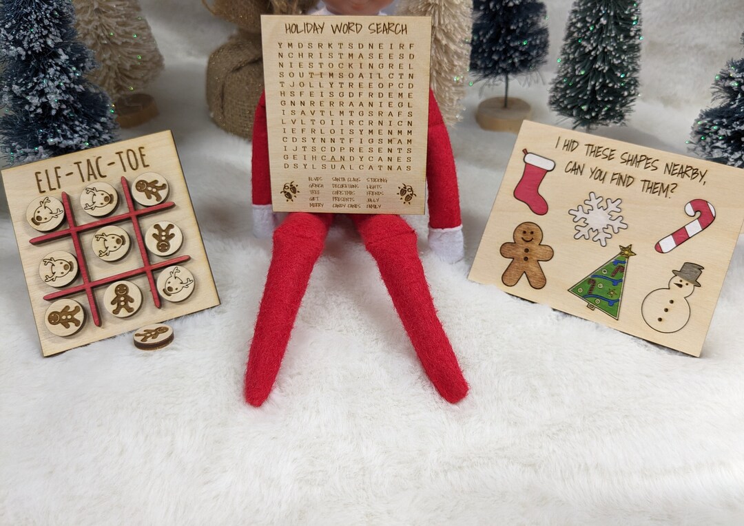Elf Tic Tac Toe Elf Word Search Elf Puzzle Elf Prop Elf - Etsy Elf Tic Tac Toe Elf Word Search Elf Puzzle Elf Prop Elf - Etsy