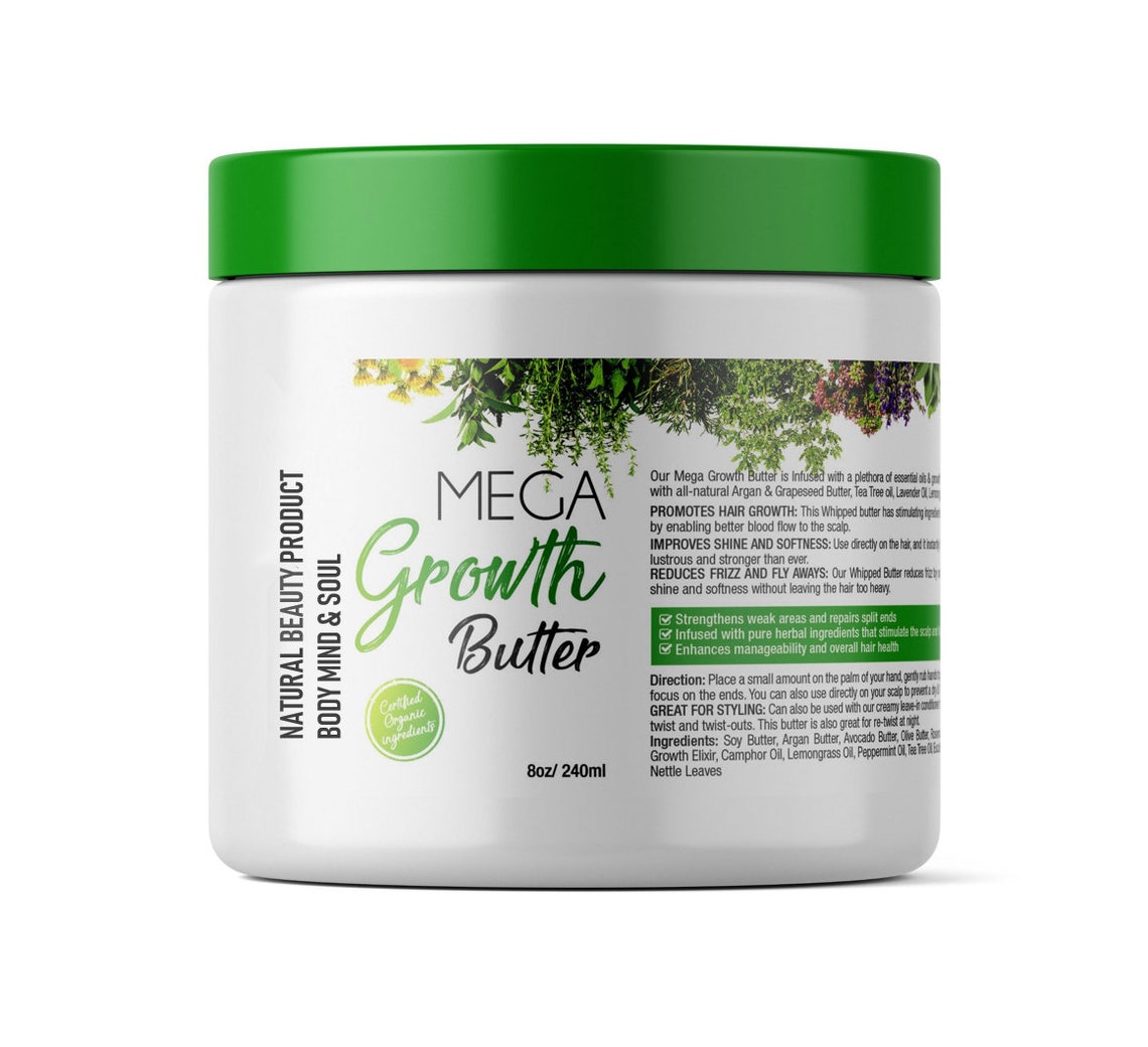 Mega Growth Hair Butter | Etsy