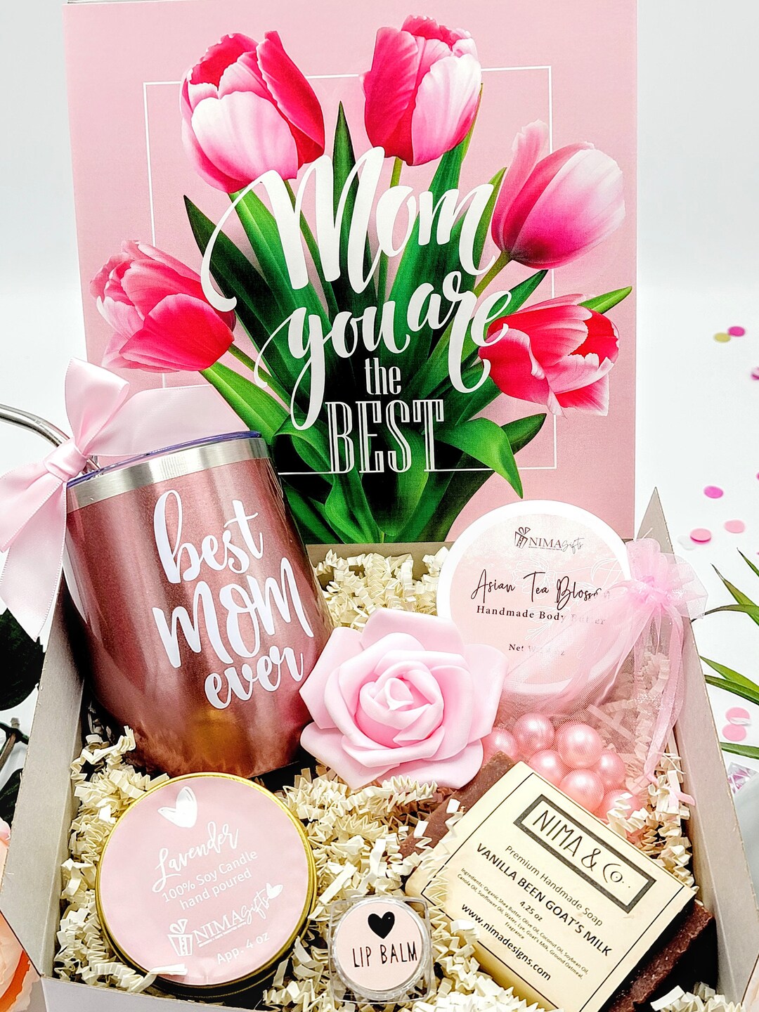 Personalized Mother's Day Spa Gift Box, Self-care Essentials Gift for ...