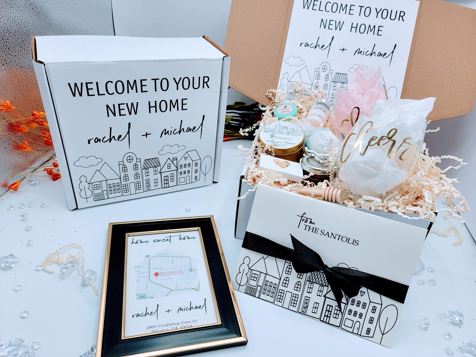 Welcome Home Housewarming Gift for Couple Realtor Closing - Etsy