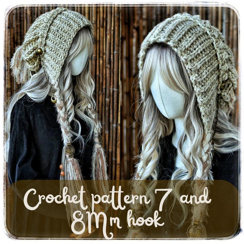 Tie Hat Crochet Pattern - Etsy UK