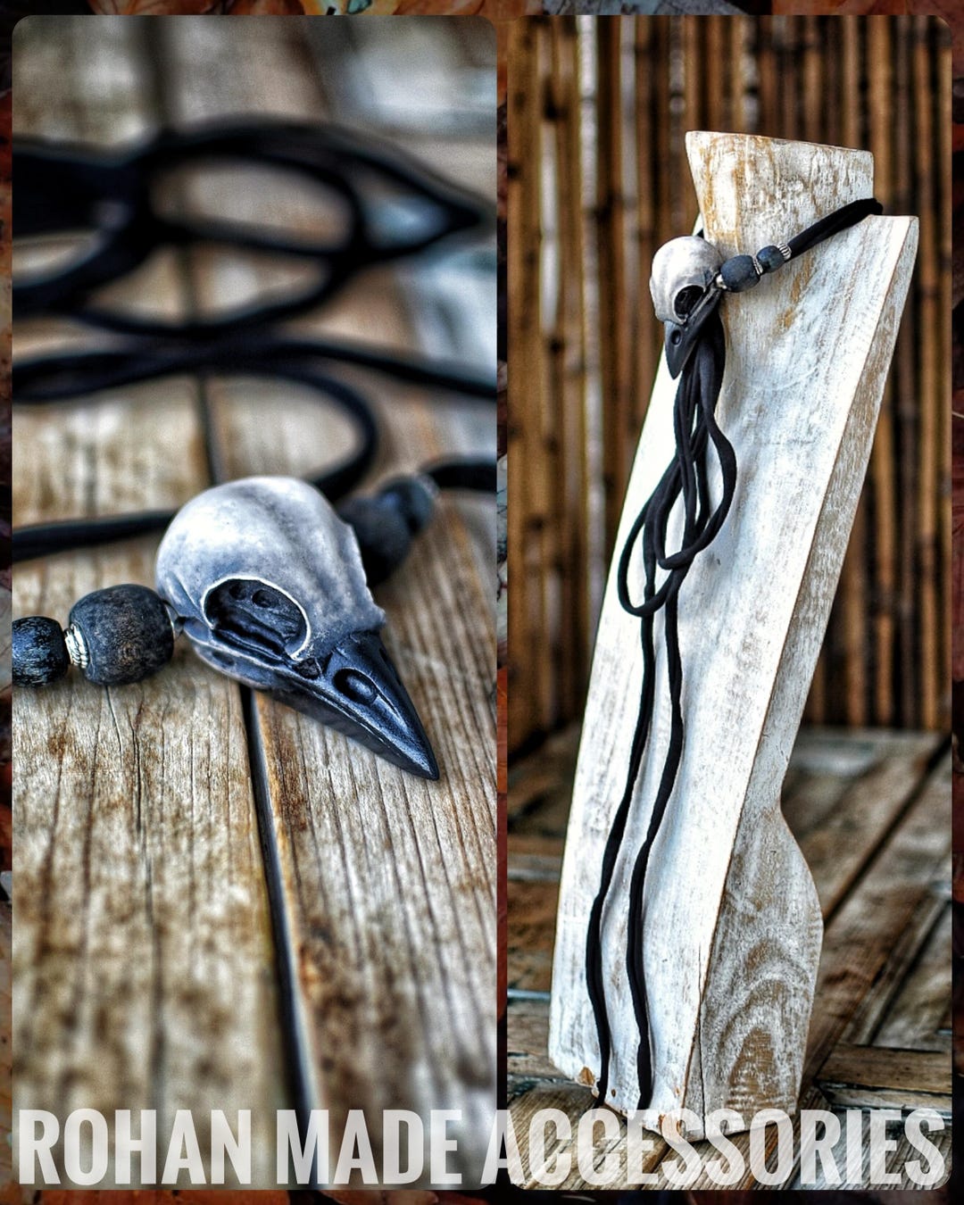 Raven Skull Choker - Etsy