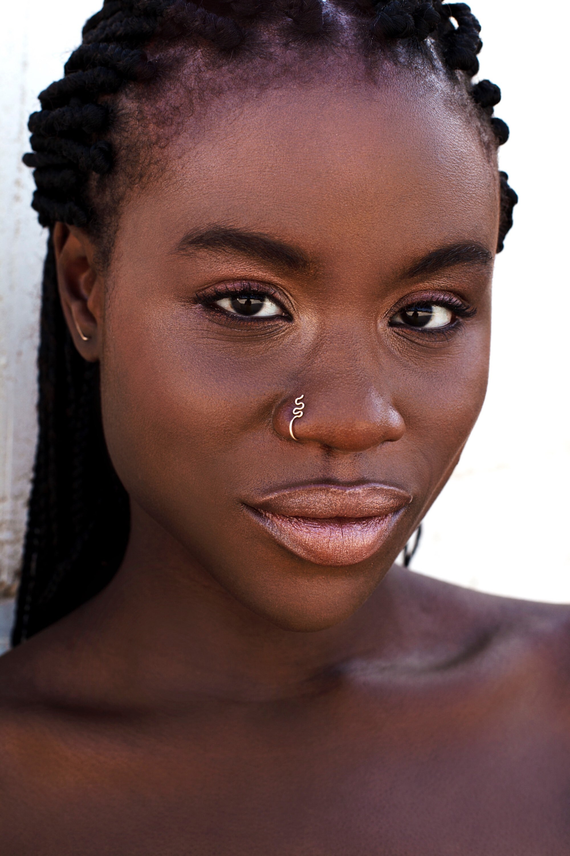 Clip on Nose Cuff Snake Nose Ring Fake Piercing Gold Snake - Etsy