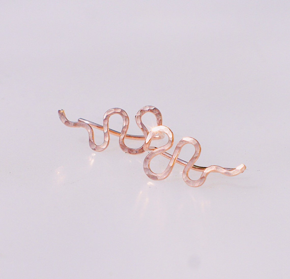 Snake Climbers Mini Snake Ear Crawler Dainty Serpent | Etsy