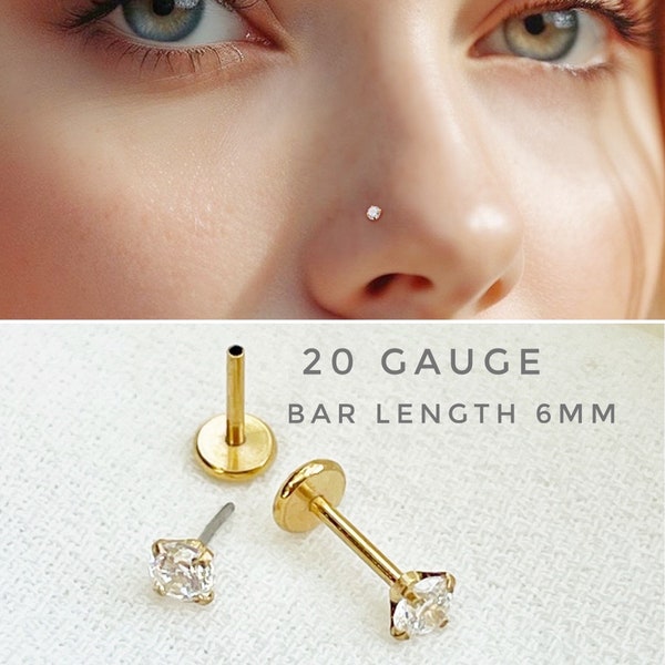 2mm Nose Stud - Etsy