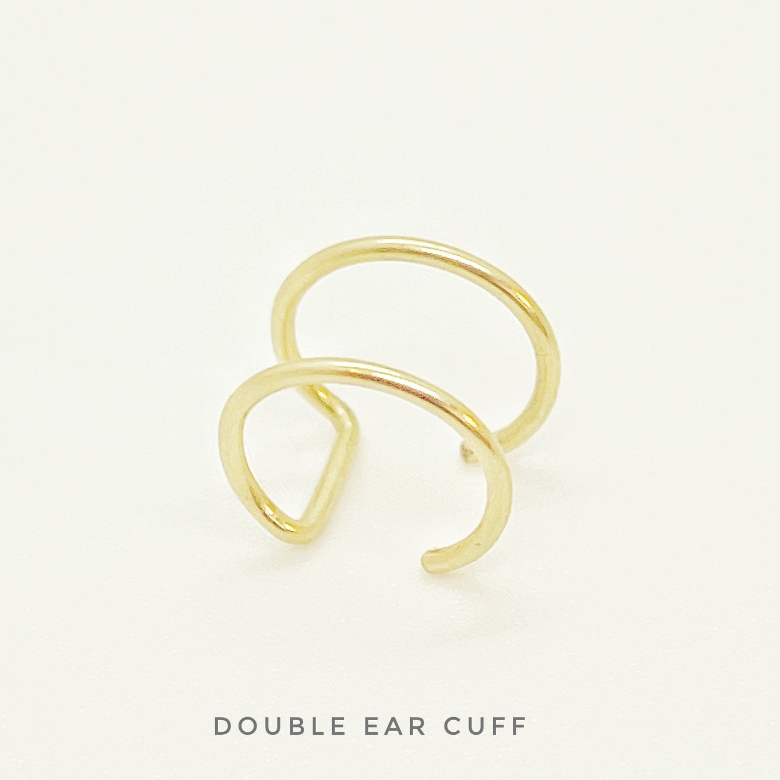 Double Triple Earcuff Set Gold Ear Wrap Earrings Helix Faux - Etsy