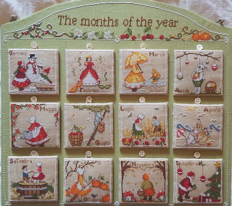 CV 148 - the Months of the Year - Etsy