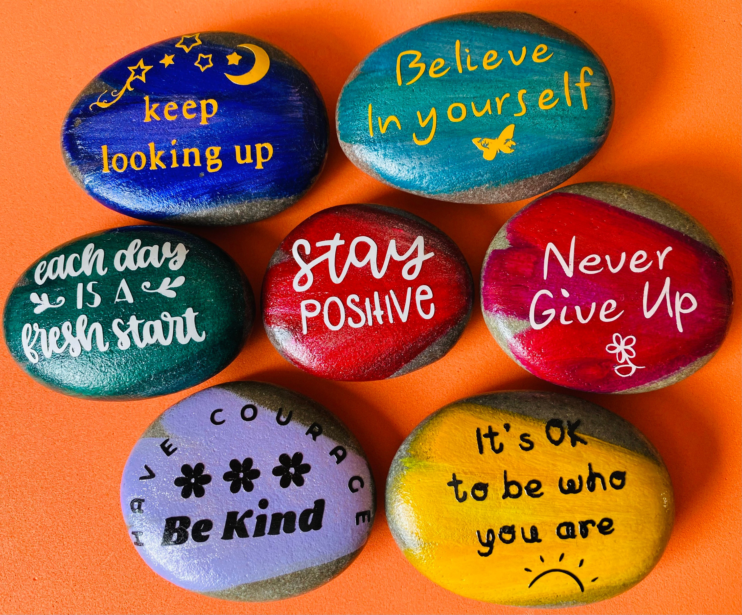 Positivity Pebbles | Etsy
