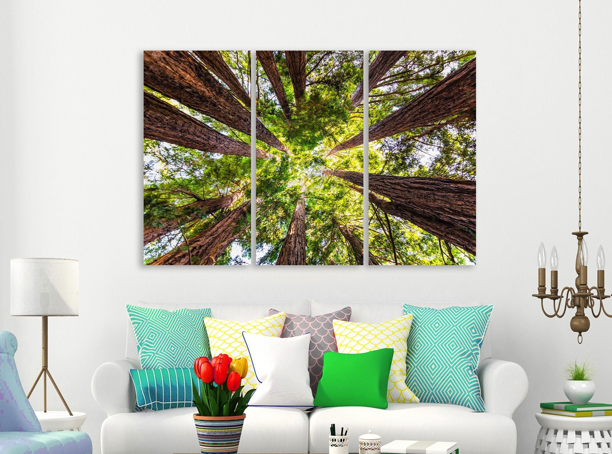 Forest Tree Canvas Art Forest Tree Wall Art Forest Tree Canvas | Etsy