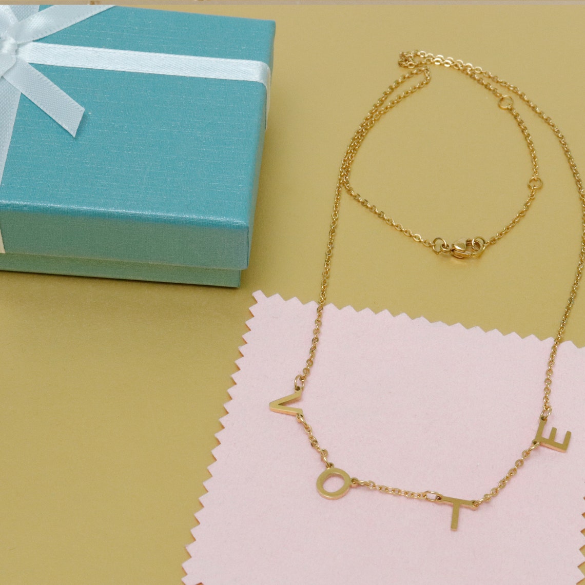 Custom Made Vote Necklace Michelle Obama's Necklace - Etsy