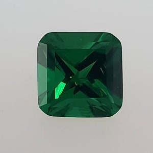 Simulated Emerald Gemstone Square (assorted Sizes) - Etsy