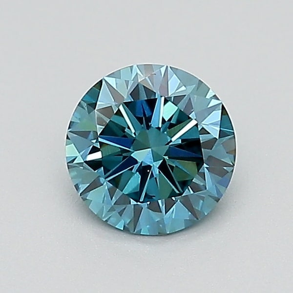 Lab Created Blue Diamond - Etsy