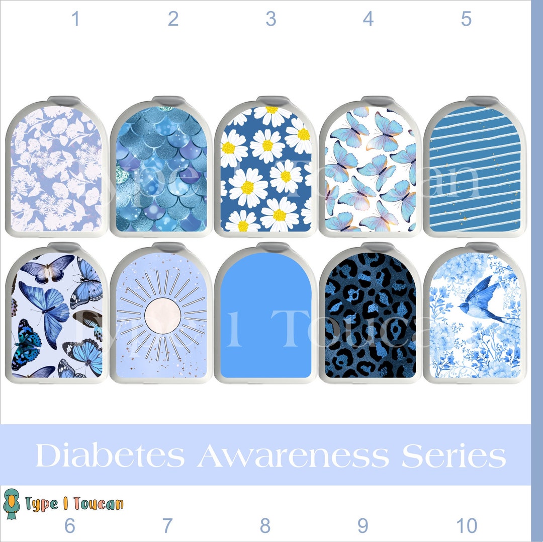 Diabetes Awareness Blue Omnipod Stickers, Omnipod Dash Stickers ...