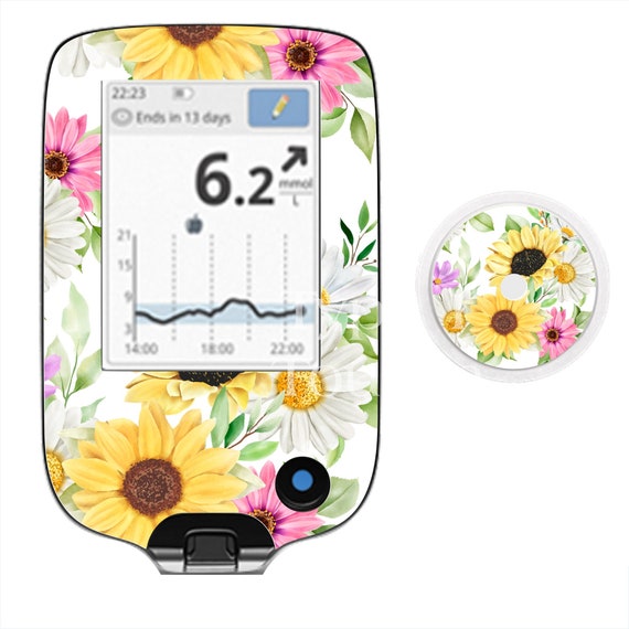 Electronics & Accessories Decals & Skins Laptop Diabetes Floral Bee ...