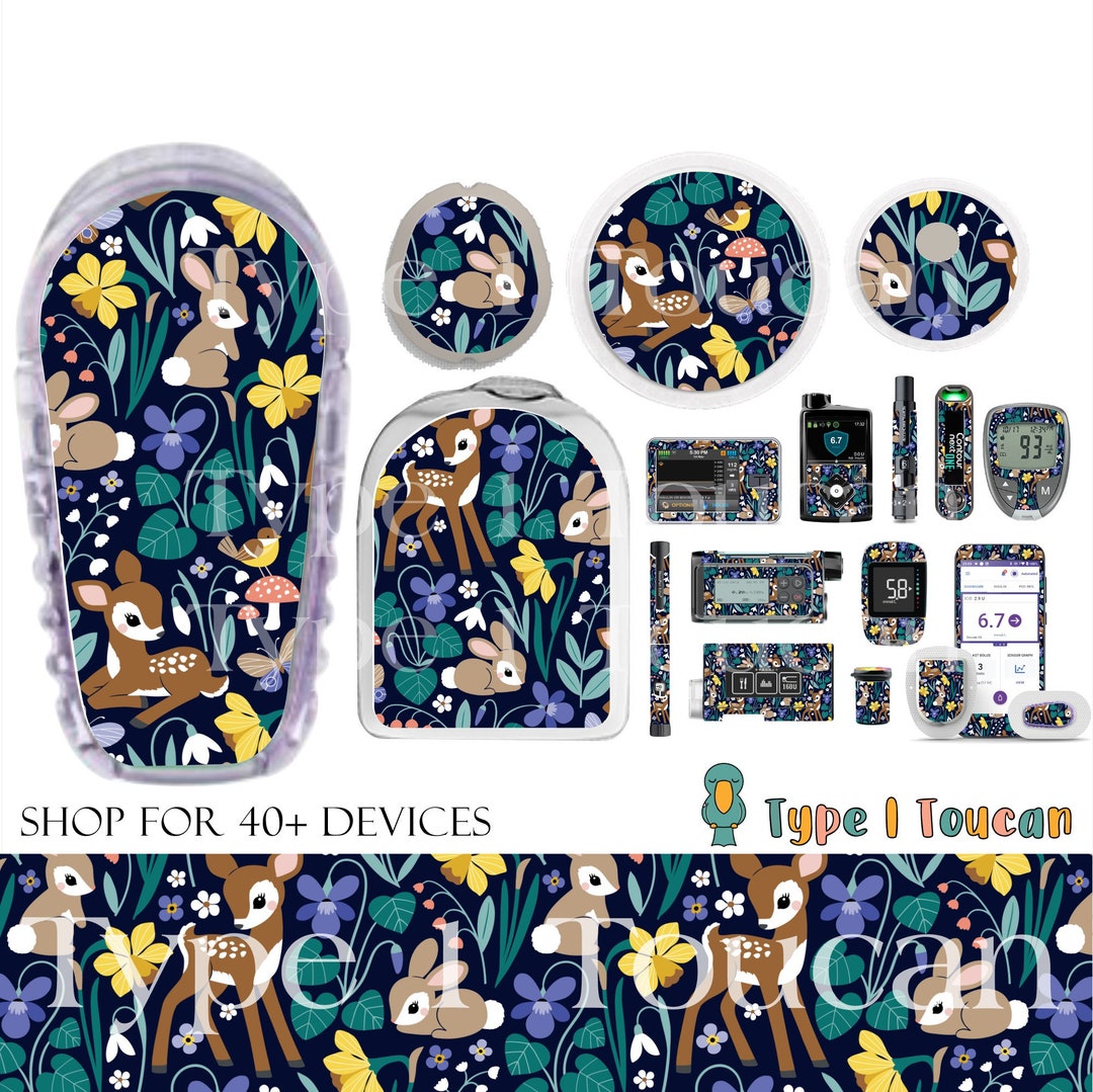 Spring Forest Diabetes Stickers Dexcom G6 Omnipod Freestyle Libre Tslim ...