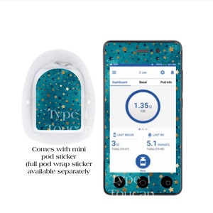 Omnipod Dash PDM Sticker Cover or Original Omnipod PDM Sticker Various ...