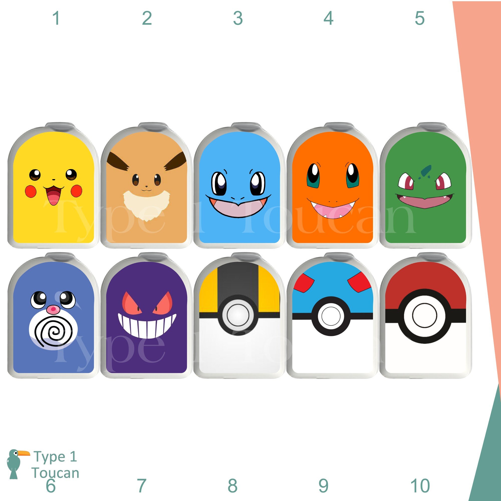 Creature Selection Omnipod Stickers Hero Pod Stickers - Etsy