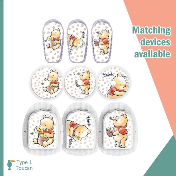 Yellow Bear Diabetes Stickers Dexcom G6 Omnipod Freestyle - Etsy