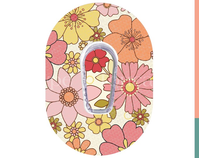 Retro Floral Overpatch Dexcom G6 Overpatch Dexcom Overpatch Dexcom ...
