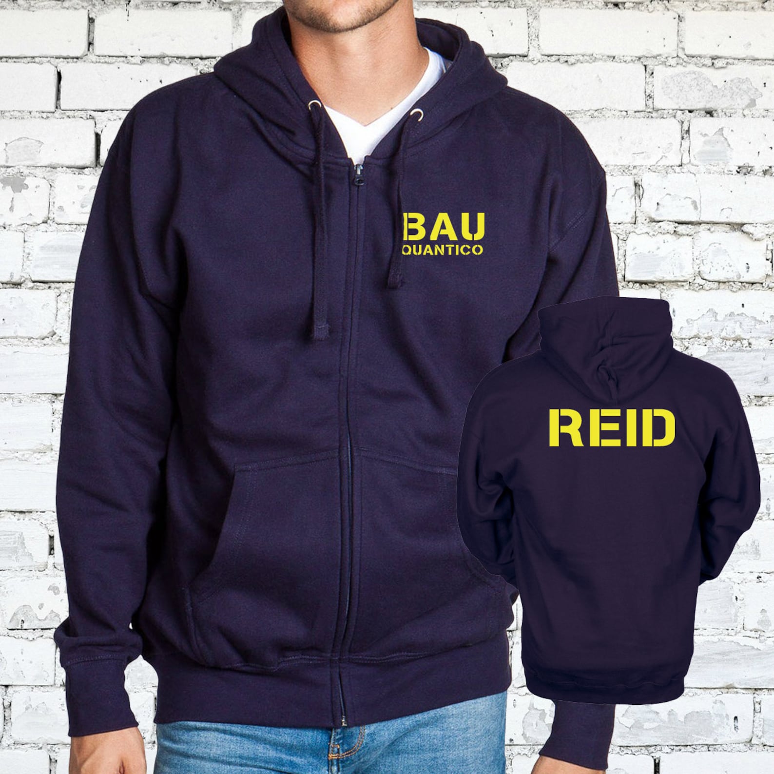 FBI BAU Quantico Behavioral Analysis Unit Criminal Zip up - Etsy