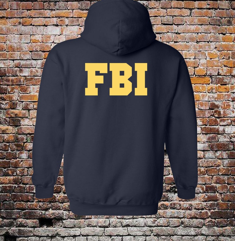 FBI Agent Hoodie - Field Agent Pullover - Realistic Pullover ...