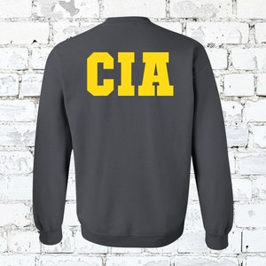 CIA Agent Sweatshirt - Field Agent Pullover - Realistic Crewneck ...