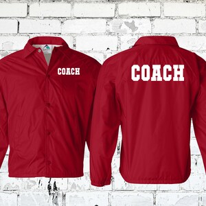 Customizable Coach and Team Jackets - Perfect for Football Basketball ...