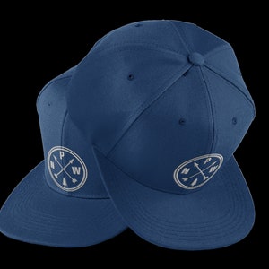 Pacific Northwest Snapback - PNW Flat Bill Cap - Compass Explore Cap ...