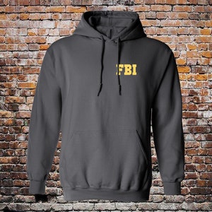 FBI Agent Hoodie - Field Agent Pullover - Realistic Pullover ...