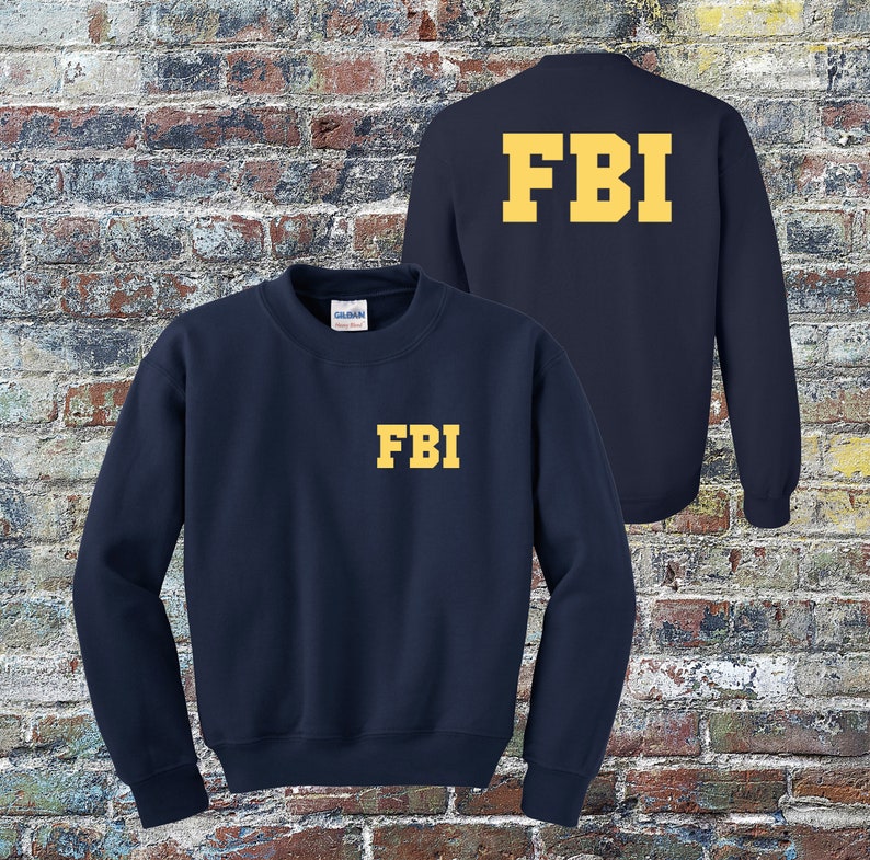 FBI Agent Sweatshirt Field Agent Pullover Realistic - Etsy Canada