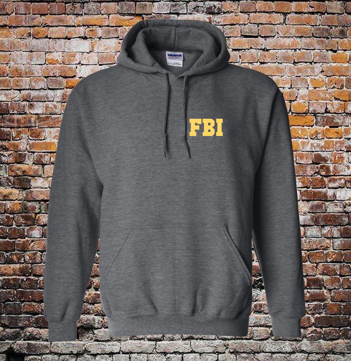 FBI Agent Hoodie - Field Agent Pullover - Realistic Pullover ...