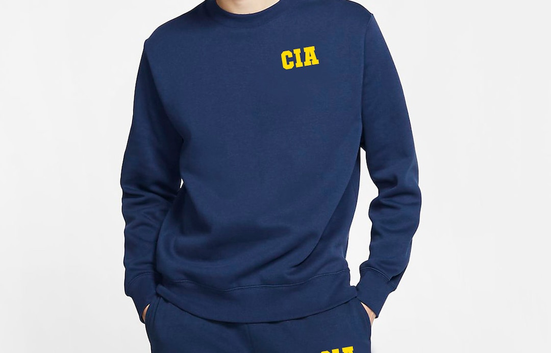 CIA Agent Sweatshirt - Field Agent Pullover - Realistic Crewneck ...
