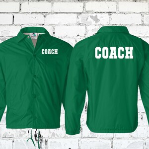 Customizable Coach and Team Jackets - Perfect for Football Basketball ...
