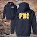 FBI Agent Hoodie - Field Agent Pullover - Realistic Pullover ...