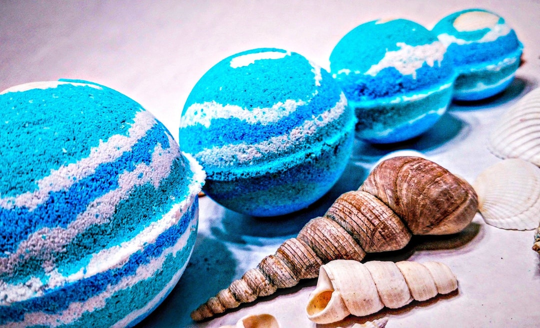 Beach Vibes Bath Bomb-tropical Bath Bomb-blue Bath Bomb-gifts for Her ...