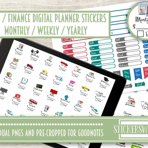 Finance Stickers - Etsy