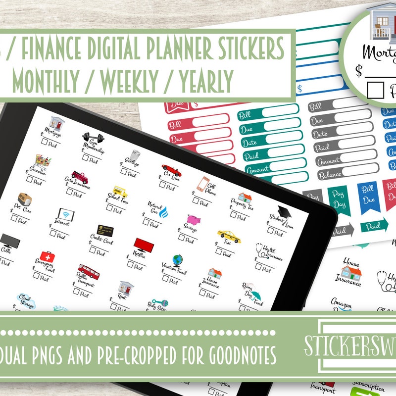 Finance Stickers - Etsy