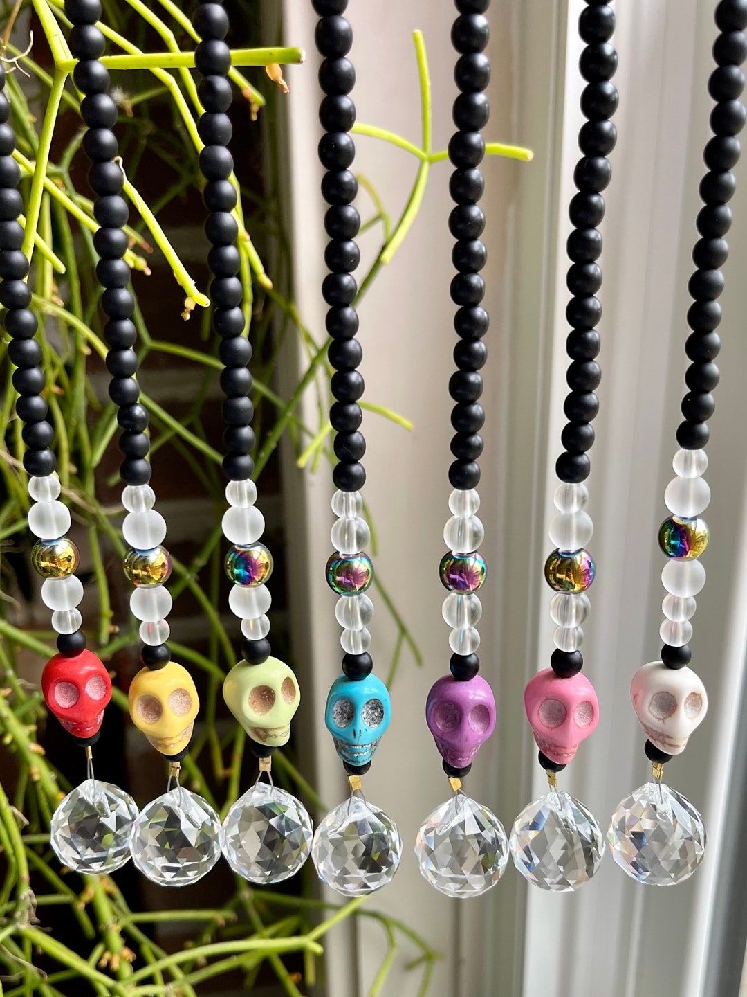 Mini Skull Suncatcher Prism Suncatcher Rainbow Suncatcher - Etsy