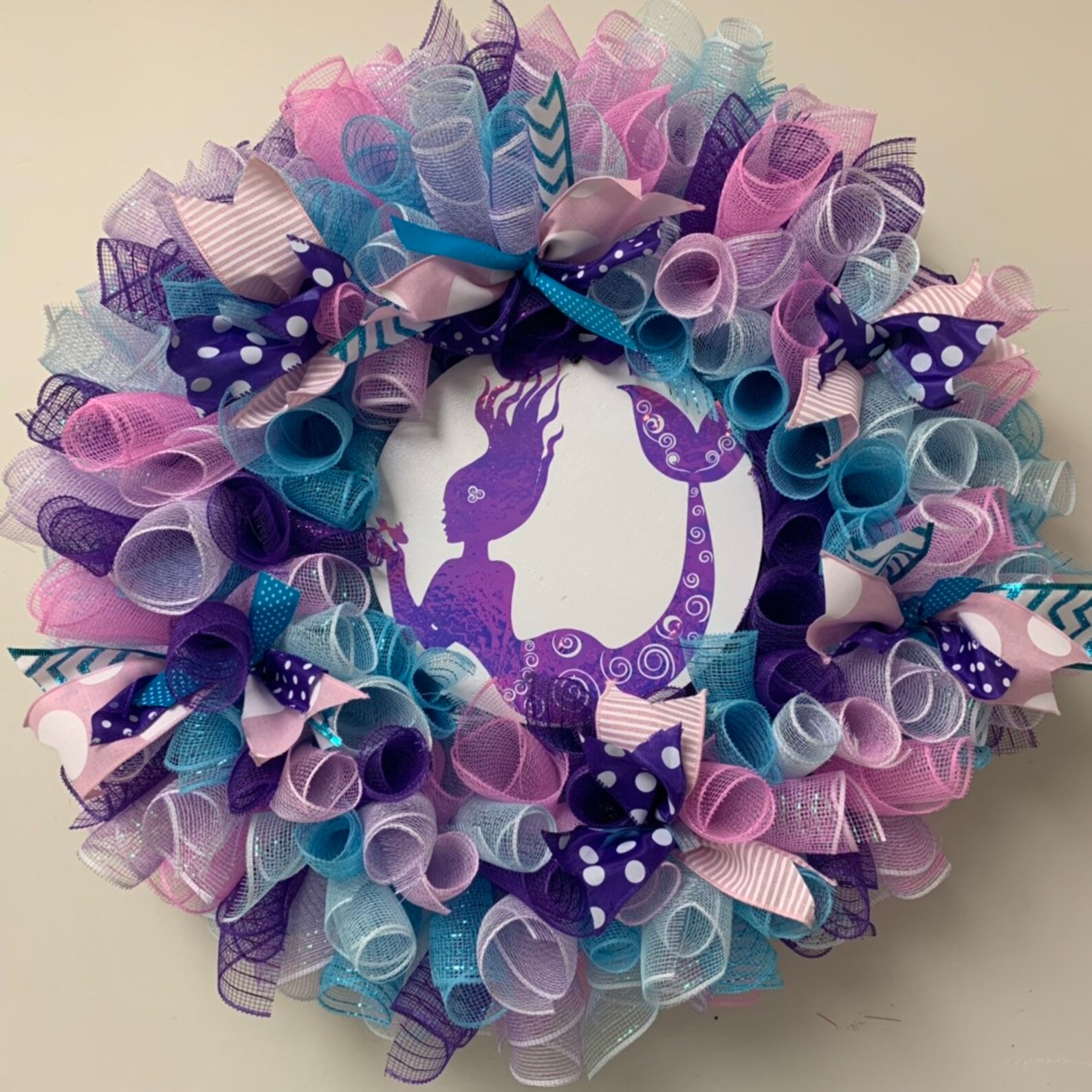 Mermaid Wreath Deco Mesh - Etsy