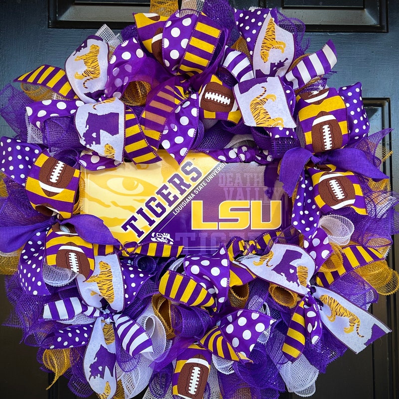 Lsu Wreath - Etsy