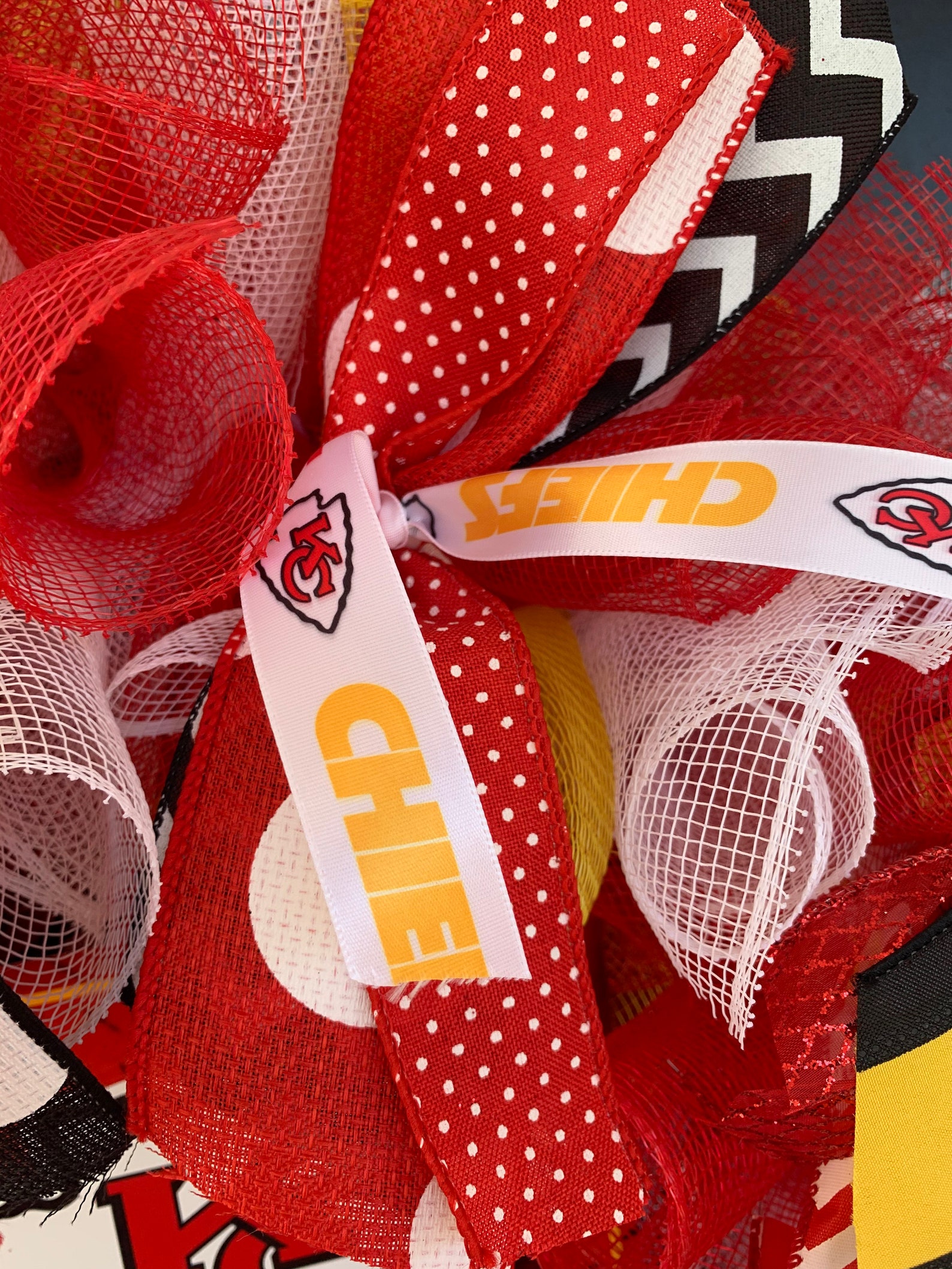 Chiefs Wreath Kansas City Chiefs Fan Wreath NFL Football - Etsy