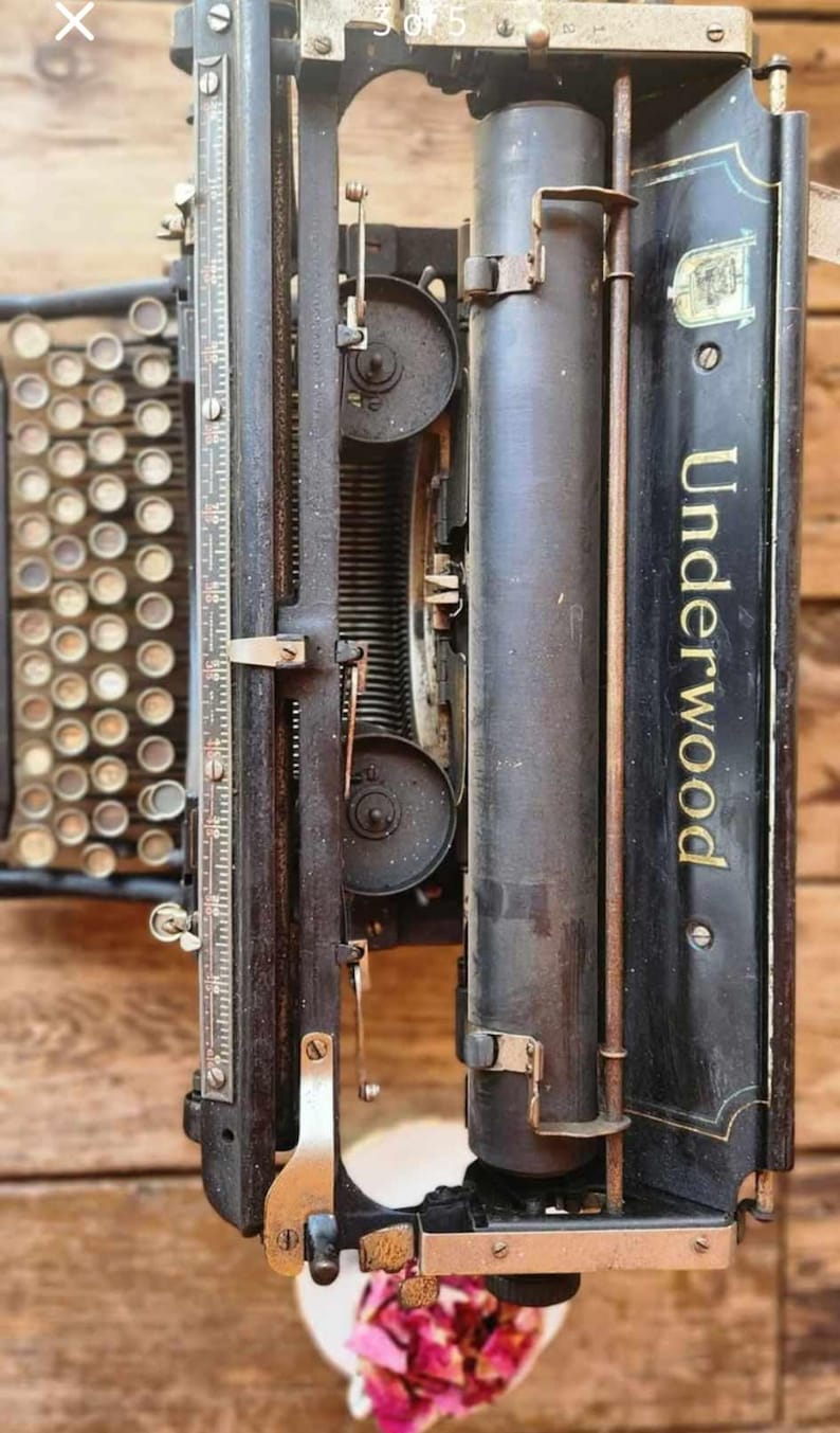 Vintage 1900s Underwood Typewriter for Sale - Etsy